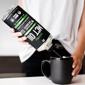Amazon.com: Sports Research Keto MCT Oil from Organic Coconuts - Fatty Acid Fuel for Body ...