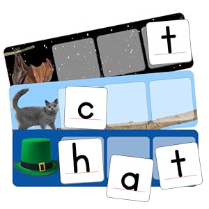 Amazon.com: LEARNING BUGS CVC Words Spelling, Build and Read Board Game ...