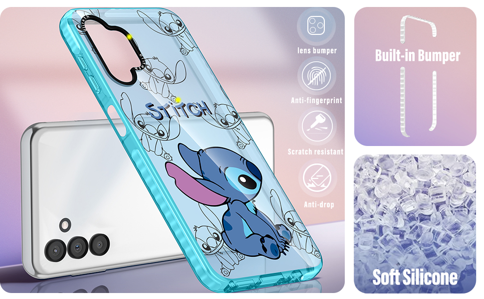 Amazon.com: Ulirath for Samsung Galaxy A13 4G/5G Case Cute Cartoon Character Designer Pattern ...