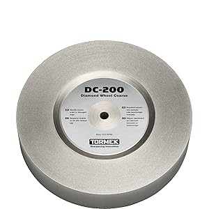 Amazon.com: Tormek DE-200 Diamond Wheel Extra Fine Grit 1200 - Leaves an Extra Fine Finish and ...