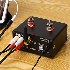 AIYIMA T10 JAN5725 Tube Vacuum Preamplifier QCC3031 Bluetooth 5.0 Audio Decoder Mini Hifi ...