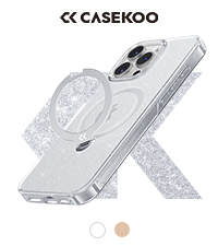 Amazon.com: CASEKOO Desert Titanium for iPhone 16 Pro Max Case with 360 Spin Magnetic Stand ...