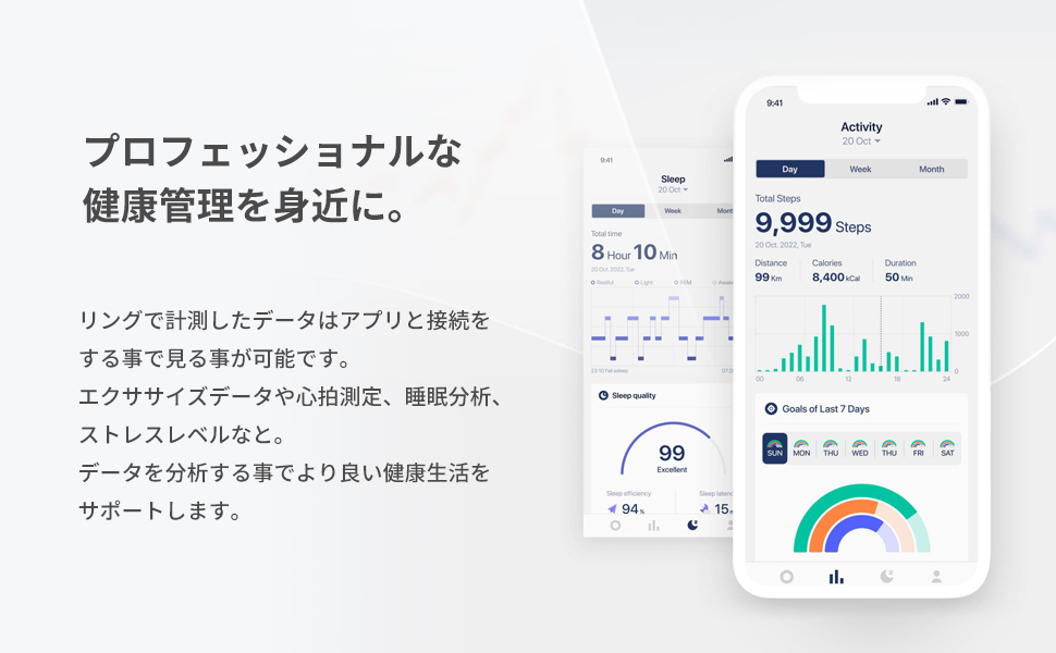 Amazon.co.jp: 【モノ批評誌「MONOQLO」ベストバイ受賞】 スマートリング monomam ring 健康管理 iPhone対応 睡眠記録 運動記録 (GOLD) (16号 ...