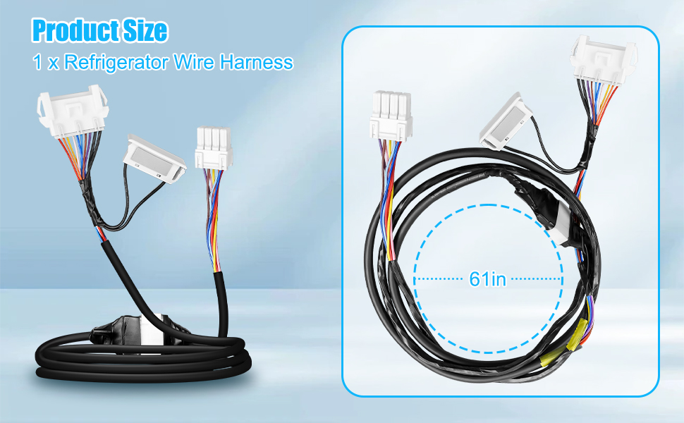 Amazon.com: Refrigerator Wire Harness DA96-00640A Compatible with Samsung Refrigerators ...