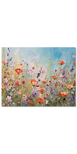 TISHIRON Blumen Malen nach Zahlen Erwachsene Schmetterling Malsets für Erwachsene mit Pinseln ...