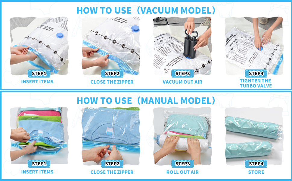 BoxLegend Vacuum Sealer Bags - Durable, Space-Saving Storage