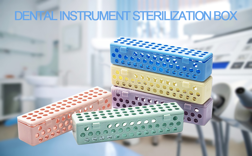 Amazon.com: Dental Instrument Sterilization Box for Dental Lab Storage 2PCS Dental Autoclave ...