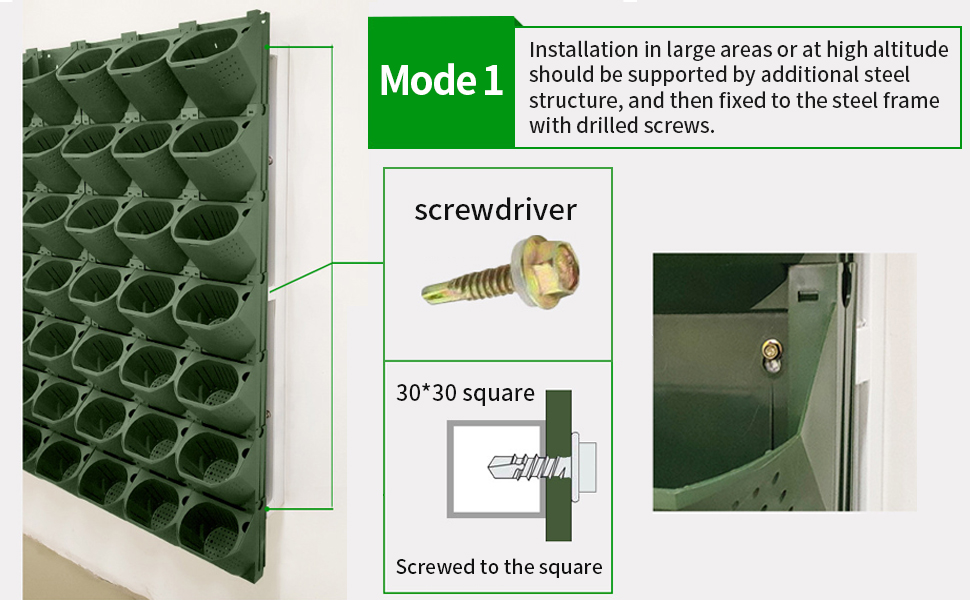 CEIEVER Wall Planting Pot, Hanging Planter Bags 36Pcs Self Watering ...