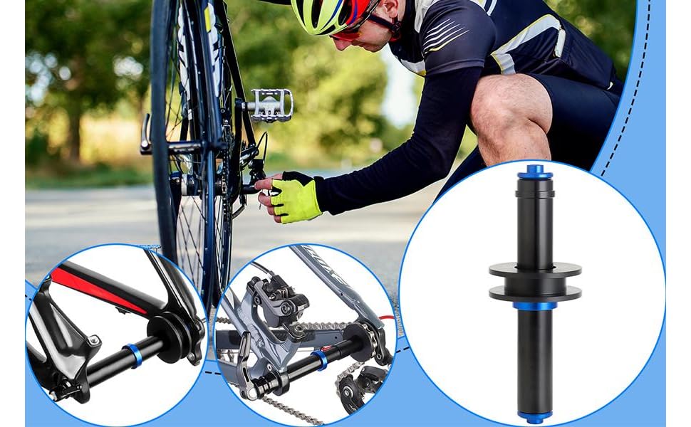 Bike Chain Tension Holder | Thru-Axle Compatible Keeper,Quick Release Bicycle Chain Tensioner ...