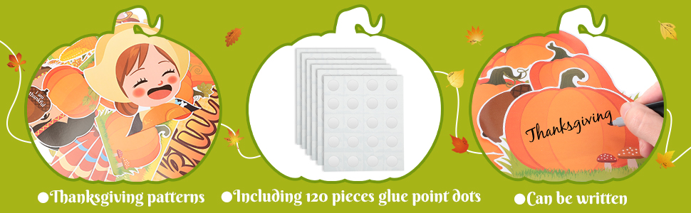 Amazon.com: Chinco 64 Pieces Thanksgiving Fall Autumn Classroom ...