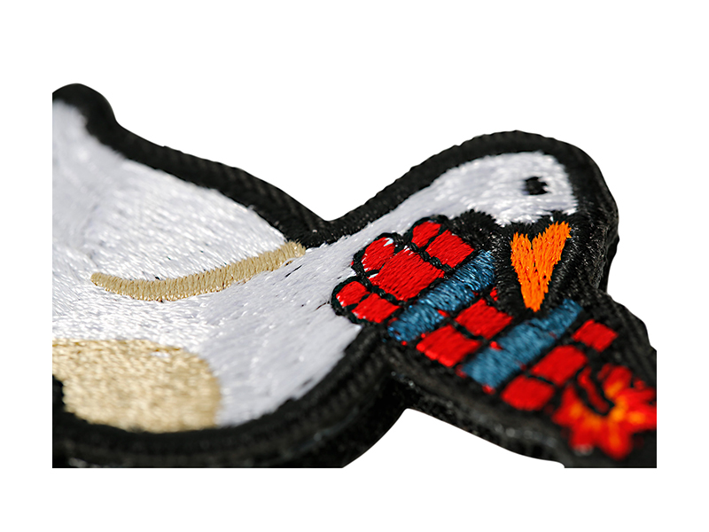 Aolamegs 2 Pcs Funny Tactical Duck Patches, Duck with Knife Embroidered Applique and Explosive ...