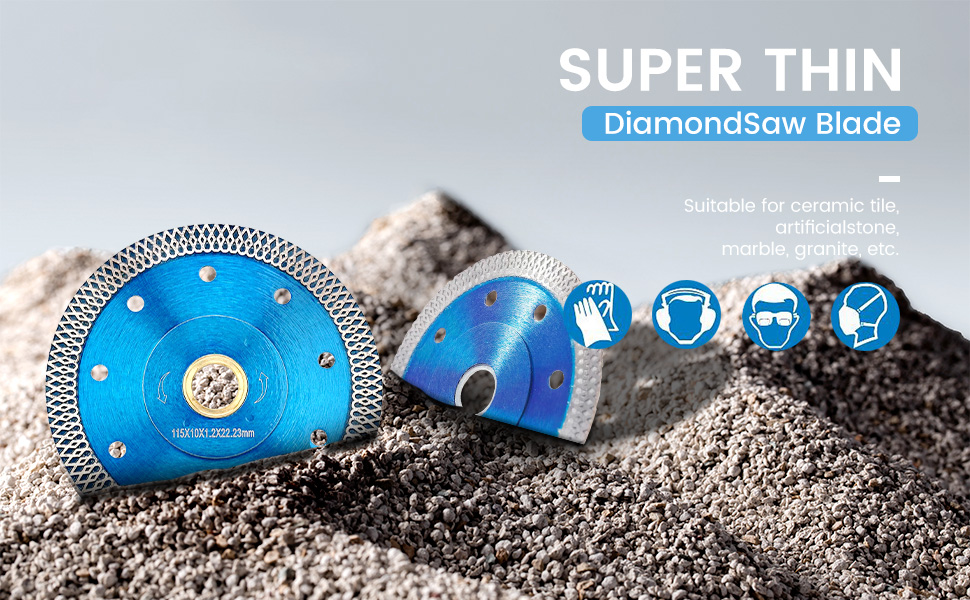 Diamond Tile Blade,1.2mm Super Thin Diamond Porcelain Saw Blade Cutting Disc Wheel Diamond ...