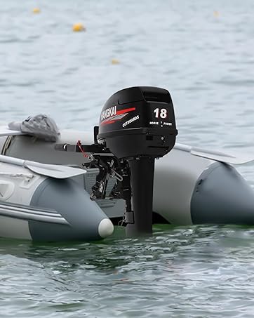 Amazon.com: COFECO Hangkai 12HP Outboard Motor, 2 Stroke 169CC Heavy Duty Fishing Boat Engine ...