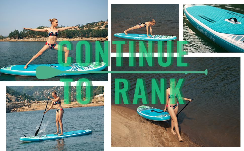 FunWater SUP Inflatable Stand Up Paddle Board 11'6"/11'x33 x6 Ultra ...