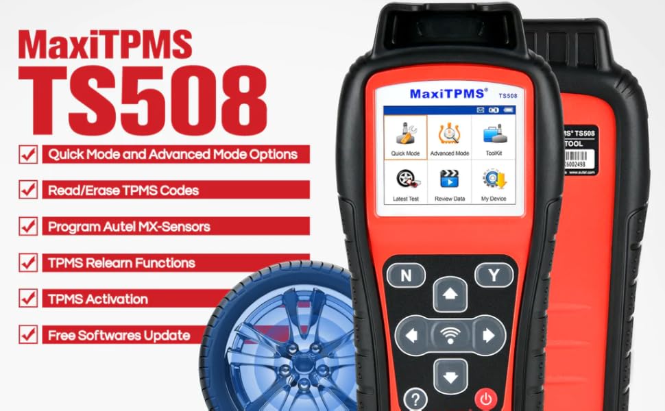 Amazon.com: Autel TS508 MaxiTPMS TPMS Programming Tool 2023 Version ...
