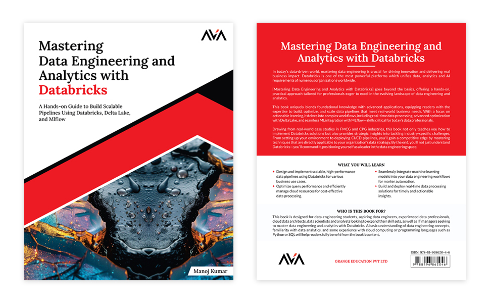 Buy Mastering Data Engineering And Analytics With Databricks A Hands On Guide To Build Scalable