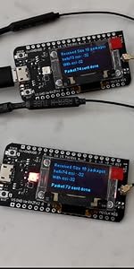 Amazon.com: DIYmalls 915MHz LoRa ESP32 OLED Board V3 Type-C SX1262 8MB ...