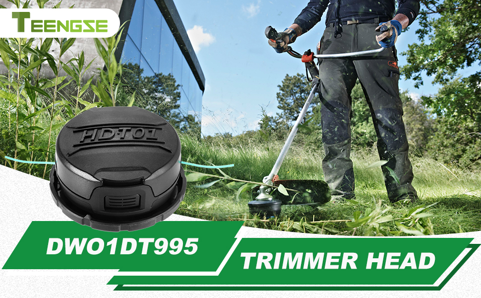 Amazon.com: TEENGSE DWO1DT995 Trimmer Head with Pre-Wound 0.080" 20ft Line Compatible with ...