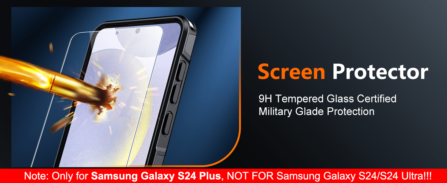 Amazon.com: SPIDERCASE Designed for Samsung Galaxy S24 Plus Case, [10 FT Military Grade Drop ...