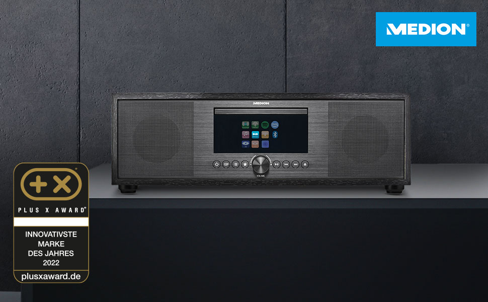 MEDION P66400 All in One Audio System (Internetradio, DAB+, CD/MP3 ...