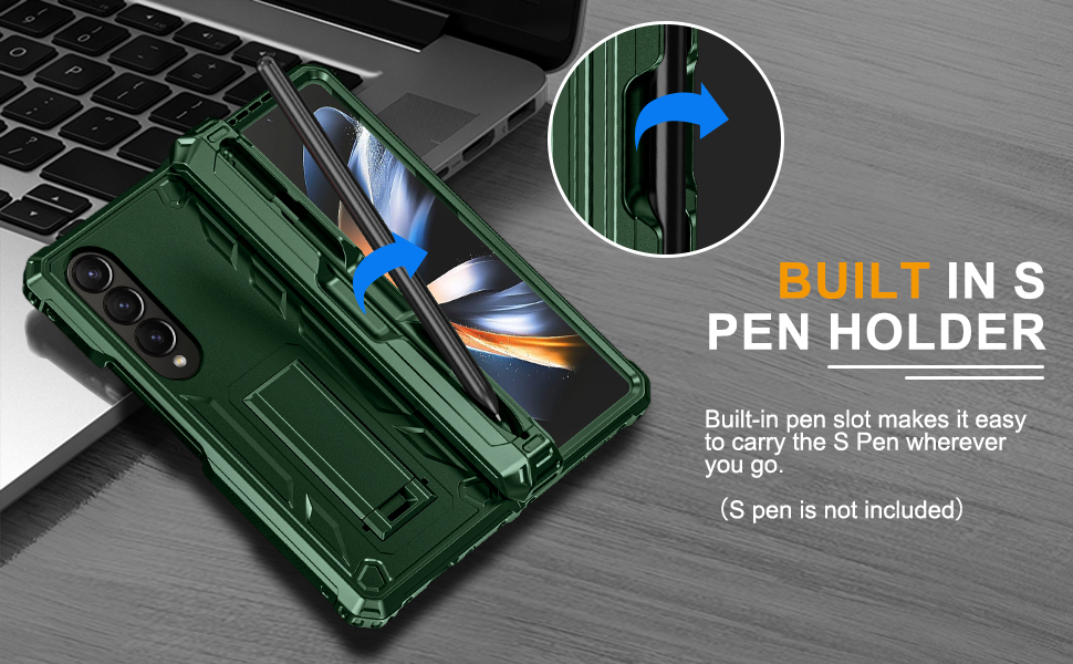 Amazon.com: LONTECT for Galaxy Z Fold 4 5G Case with Military Grade Protection, Shockproof ...