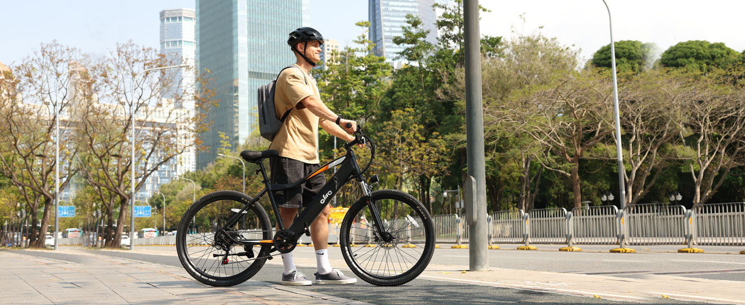 Amazon.com : Qlife Cityone Electric Bike for Adults 26" Ebike with 2.1" Tire,Up to 20Mph,UL2849 ...