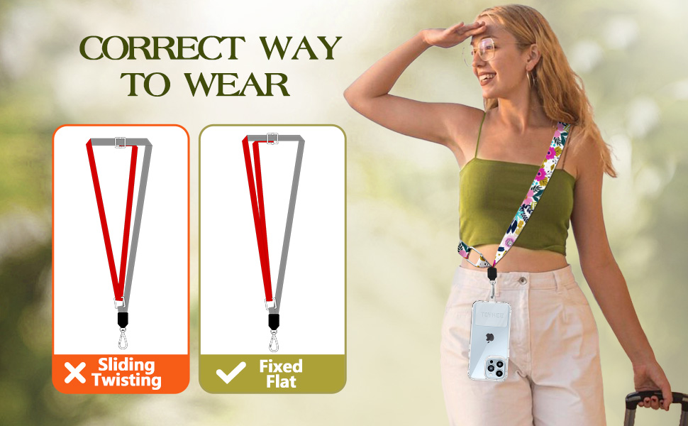 Amazon.com: Toykee 3-in-1 Phone Lanyard Strap Crossbody - 2 Pack for ...