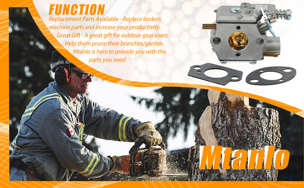 Mtanlo Carburettor for OLEO-MAC Sparta 35 36 37 38 40 43 44 Chainsaw, Carburettor for OLEO-MAC ...
