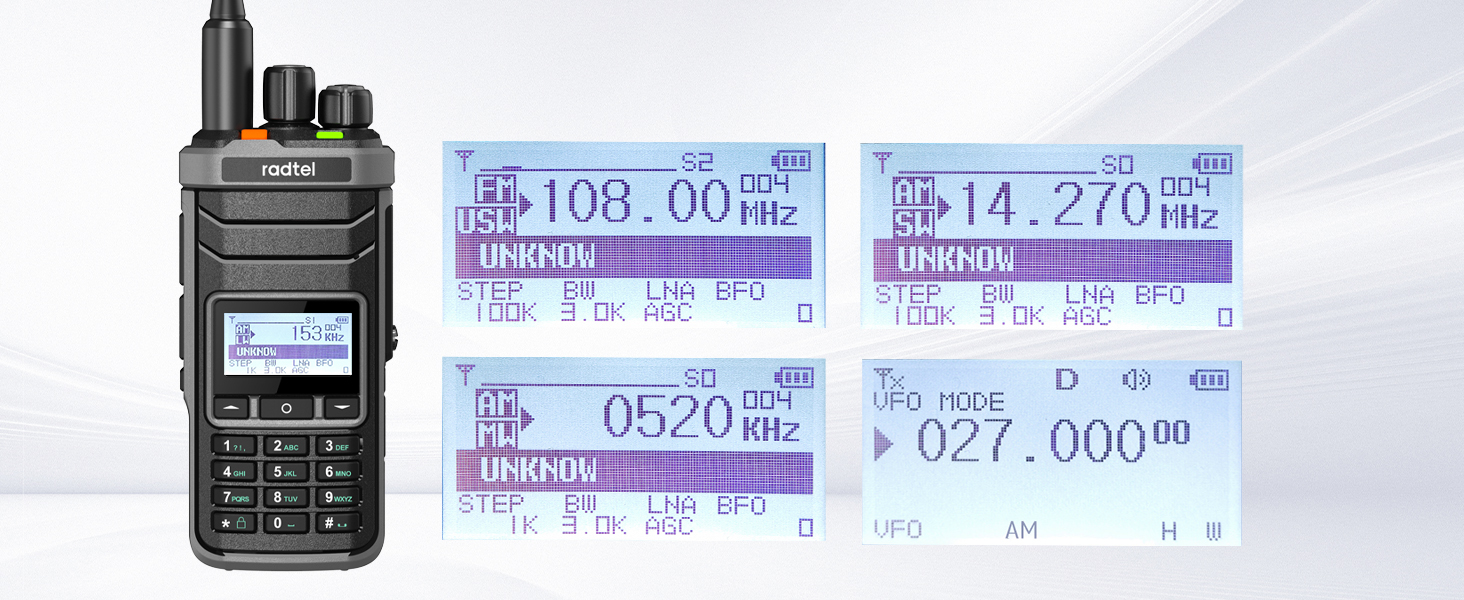 Radtelrt 860g Gps Version Multi Band Ham Radio Hf Uhf | Desertcart Japan