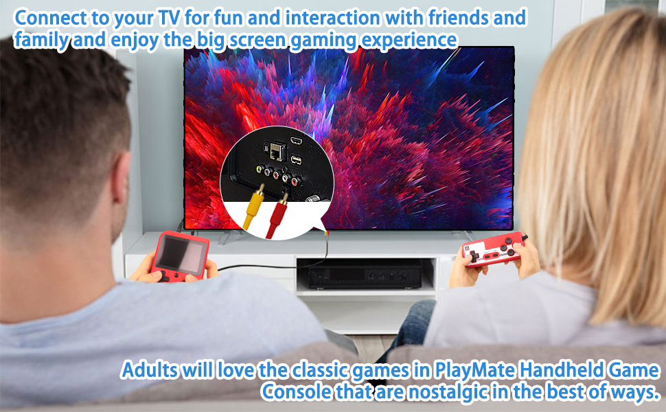 Amazon.com: Triyilove Handheld Console, 400 Classic Retro Games, Blue ...