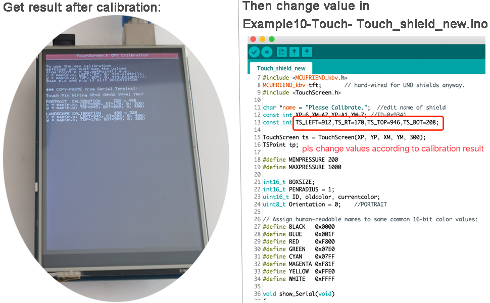 DIYmalls 3.5" TFT LCD Display Module ILI9486 Resistive Touchscreen 5V/3.3V 480x320 8-bit ...
