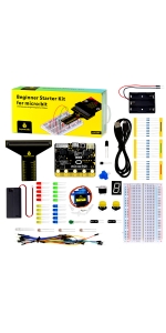 KEYESTUDIO BBC Micro:bit 37 en 1 Kit de Inicio con V2 Placa de Control ...