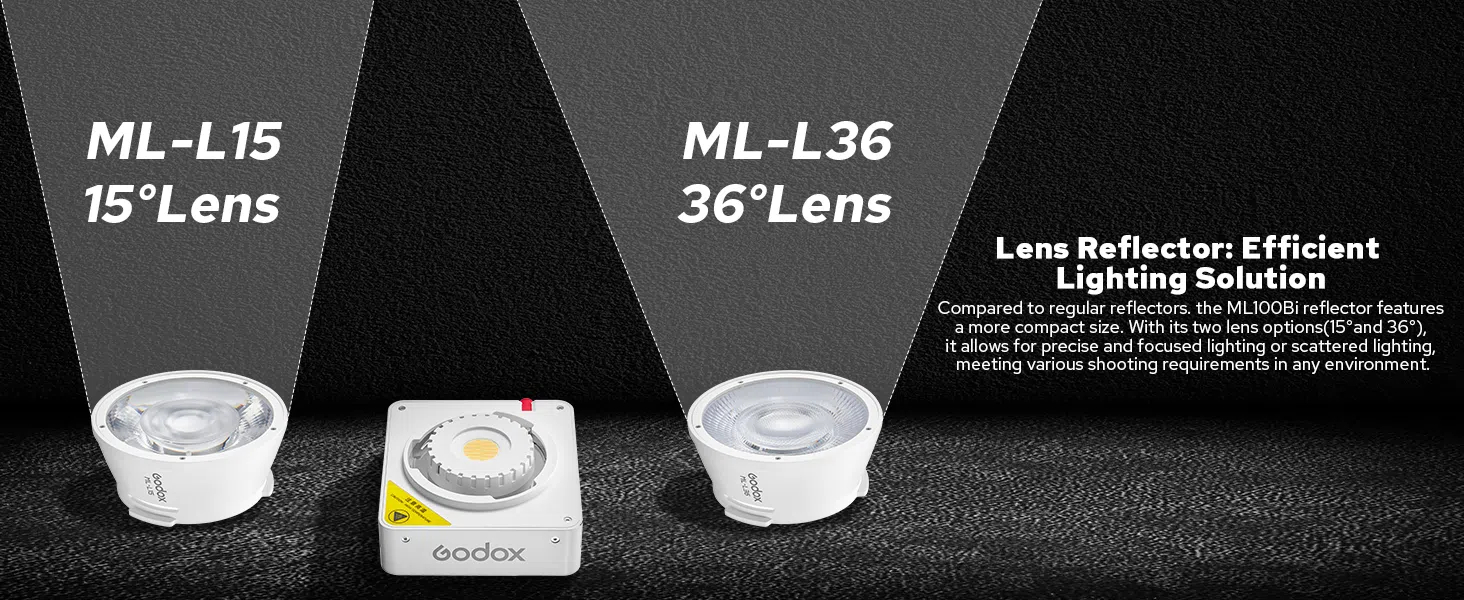 Amazon.com : Godox ML100Bi Bi-Color LED Video Light, 120W 34300Lux@1M CRI 97+ TLCI 98+ 2800K ...