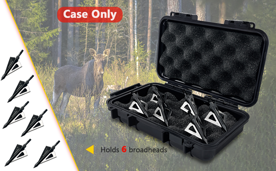 Amazon.com : Klawdsky Broadhead Storage Case Water-Resistant Broadhead ...
