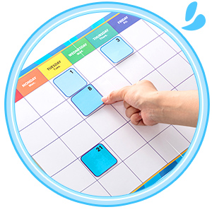 Amazon.com: 90 Pcs Sea Calendar Bulletin Board Set Pocket Chart Seasons ...
