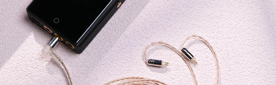 Amazon | LINSOUL TRIPOWIN Karenイヤホン用ケーブル 2.5mm/3.5mm/4.4mm金メッキプラグとQDC端子/MMCX端子/0.78mm2pinコネクタの ...