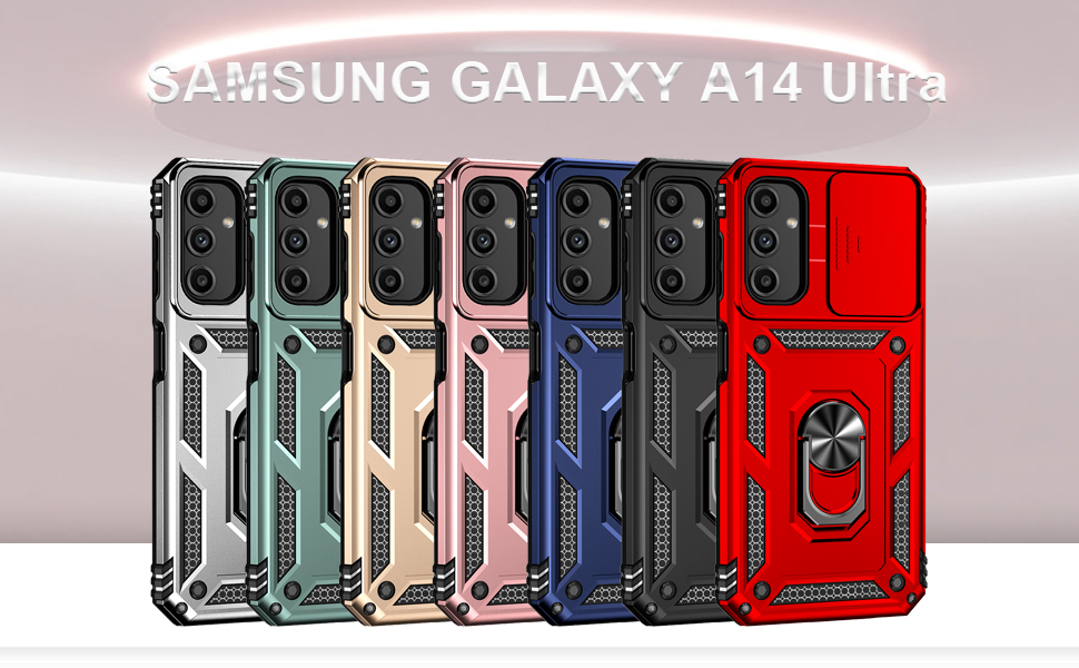 Amazon.com: SunStory for Samsung Galaxy A14 5G Case with HD Screen Protector & Slide Camera ...