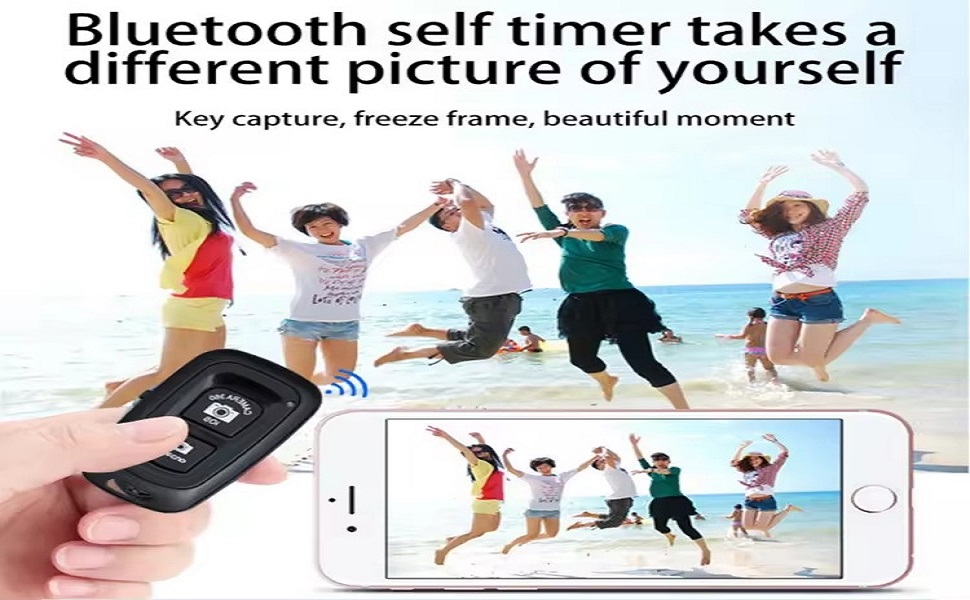 Buy AXEW ACCESSORIES Wireless Bluetooth Remote Controller Shutter Button for Selfie Photos ...