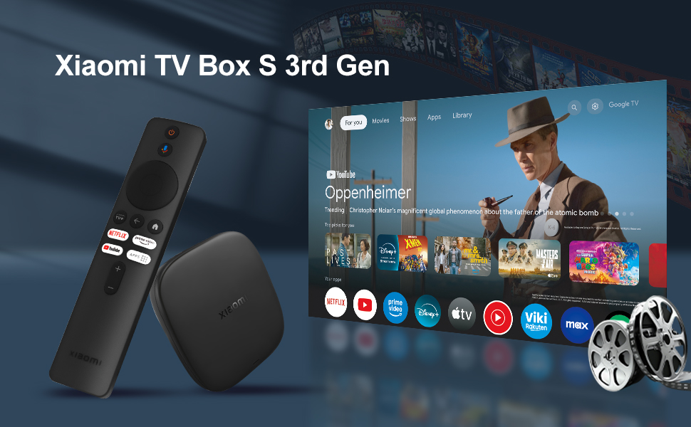 Xiaomi TV Box S (3nd Gen) - 4K Ultra HD, Potente procesador,2GB RAM, 32GB Memoria Smart TV Box ...