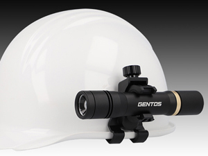 Amazon | GENTOS(ジェントス) 純正 フラッシュライト SG-337R用 専用ヘルメットホルダー HH-02 ブラック | GENTOS(ジェントス) | ハンディライト
