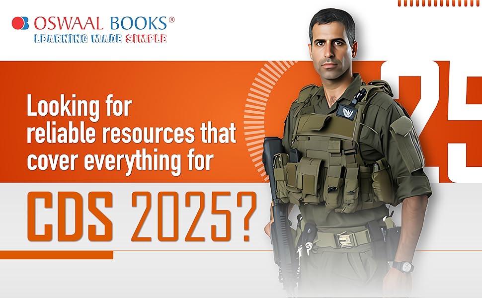 Oswaal CDS (Combined Defence Services) Chapter-wise & Topic-wise 11 Years' Solved Papers 2014 ...