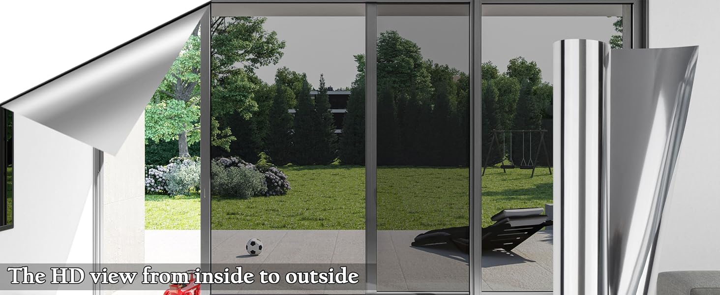 Amazon.com: Kromapolis One Way Window Film Daytime Privacy, Reflective Mirror Window Tint See ...
