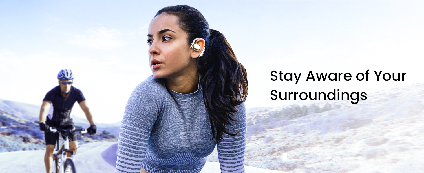 Amazon.com: YAWYORE Open Headphones, True Wireless Headphones, 5.3 ...