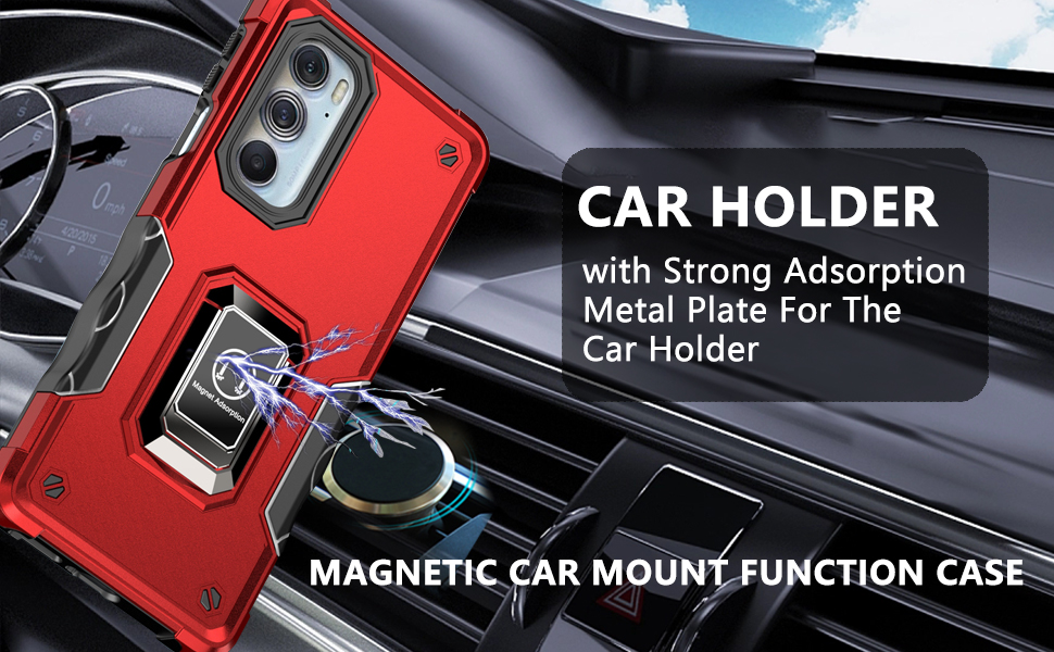 Amazon.com: TORRTOWAY Case for Moto Edge Plus 2022/Edge X30/Edge 30 Pro with Screen Protector ...