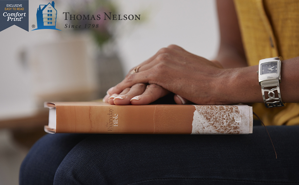 NKJV, The Everyday Bible, Hardcover, Red Letter, Comfort Print: 365 Daily Readings Through the ...