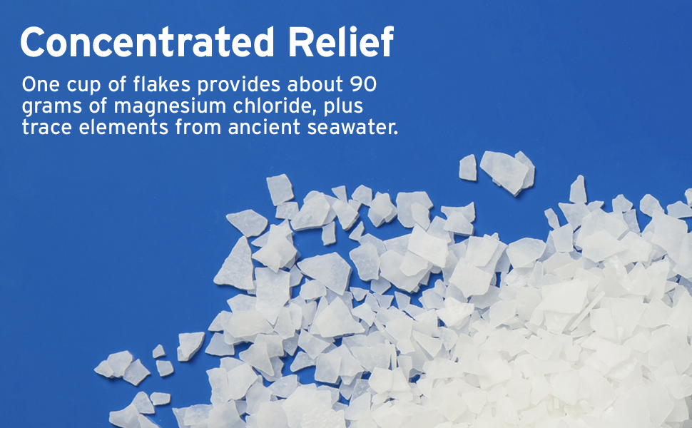 Amazon.com: Life-flo Pure Magnesium Bath Flakes - Epsom Salt Bath Soak Alternative - Unscented ...