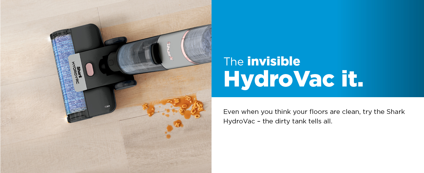 Shark HydroVac Cordless Hard Floor Cleaner with Antimicrobial Brush ...