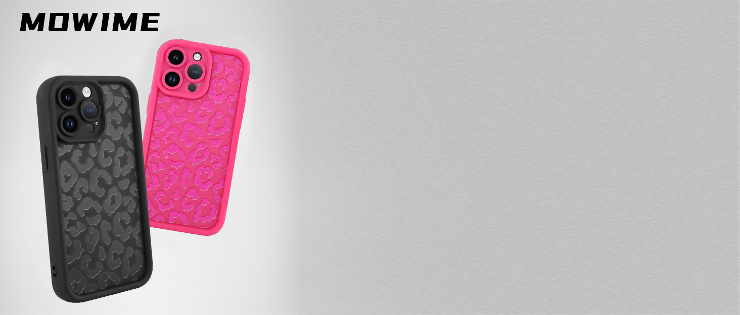 Amazon.com: MOWIME Compatible with iPhone 14 Pro Max Case, Cheetah Print Shockproof Soft TPU ...