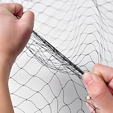 Amazon.com : VBWSL 6 x 50 FT Bird Netting for Garden, 1" Square Mesh Size Heavy Duty Nylon ...