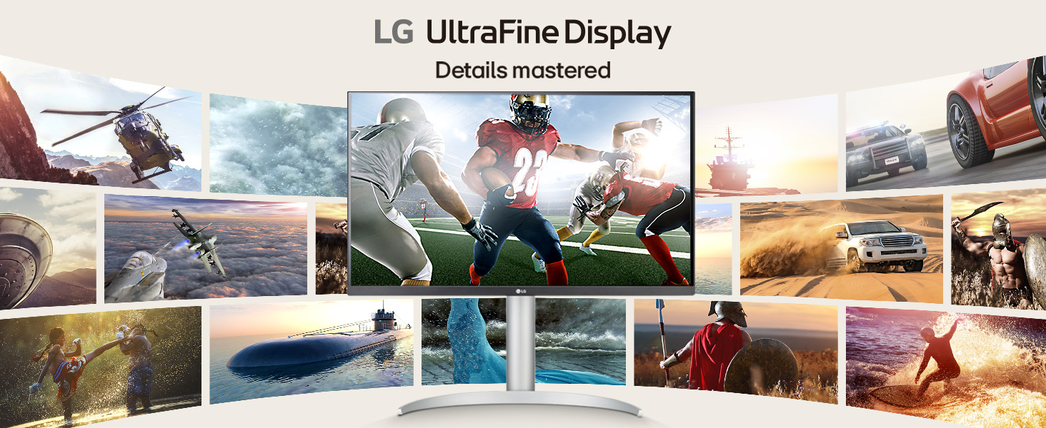 Amazon.com: LG 27UP850K-W 27-inch Ultrafine 4K UHD (3840 x 2160) IPS Computer Monitor, 60Hz, 5ms ...